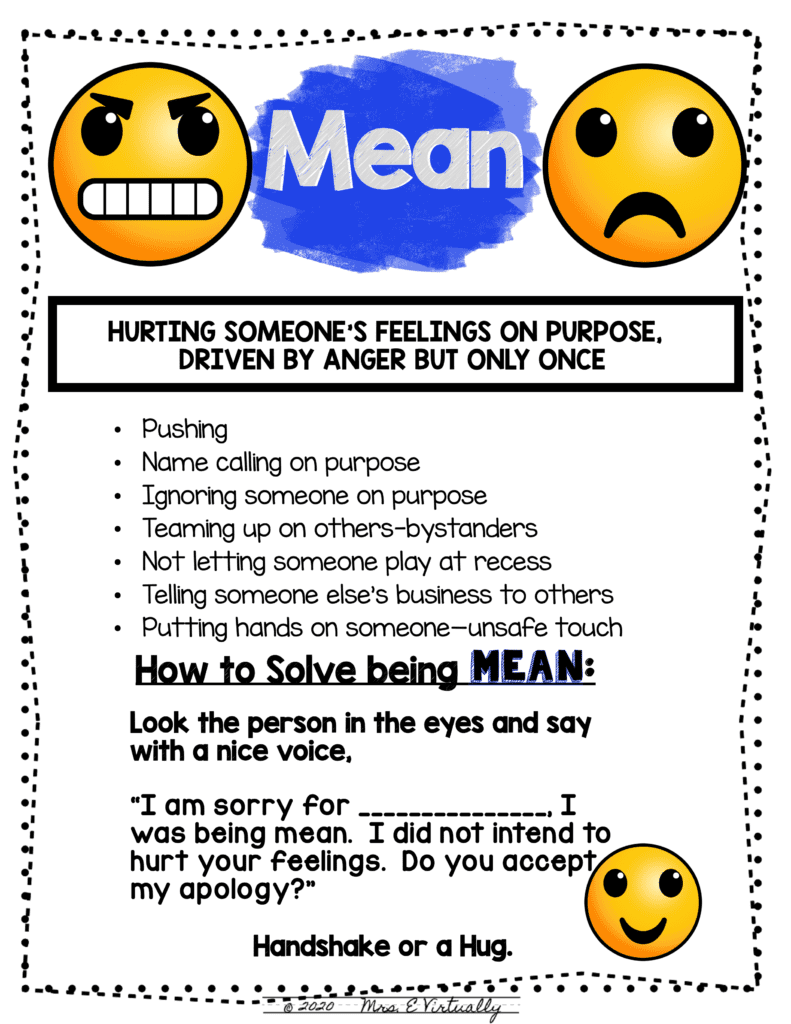 Disrespectful Behavior in Classroom Strategy Posters • Mrs E Virtually